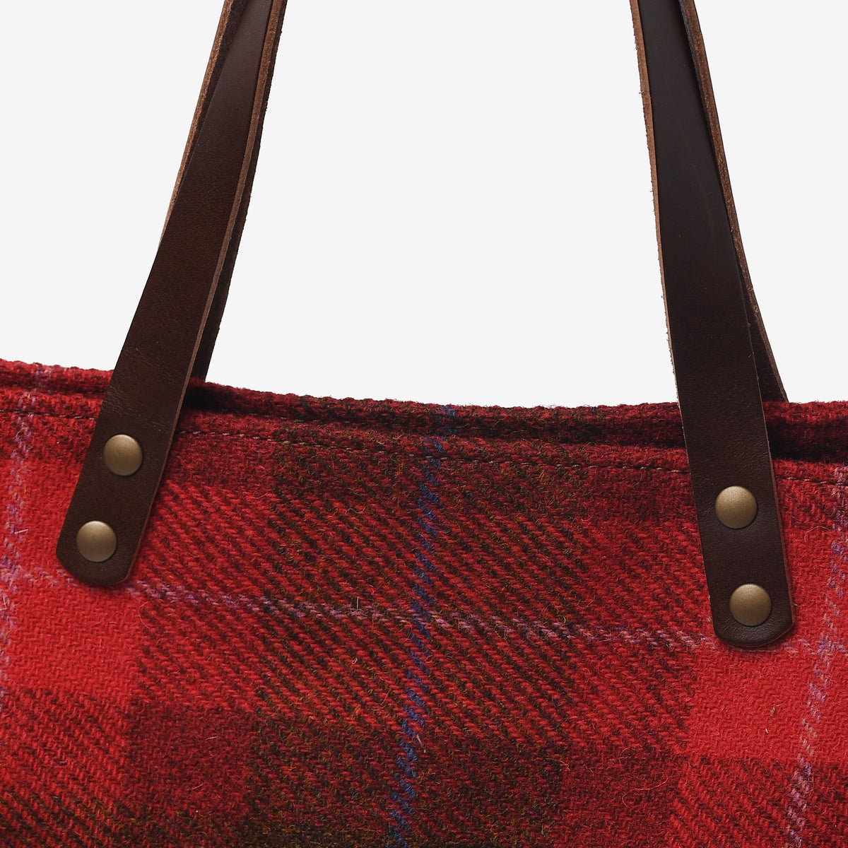 Safari Harris Tweed Handbag – Red | My Style Bags