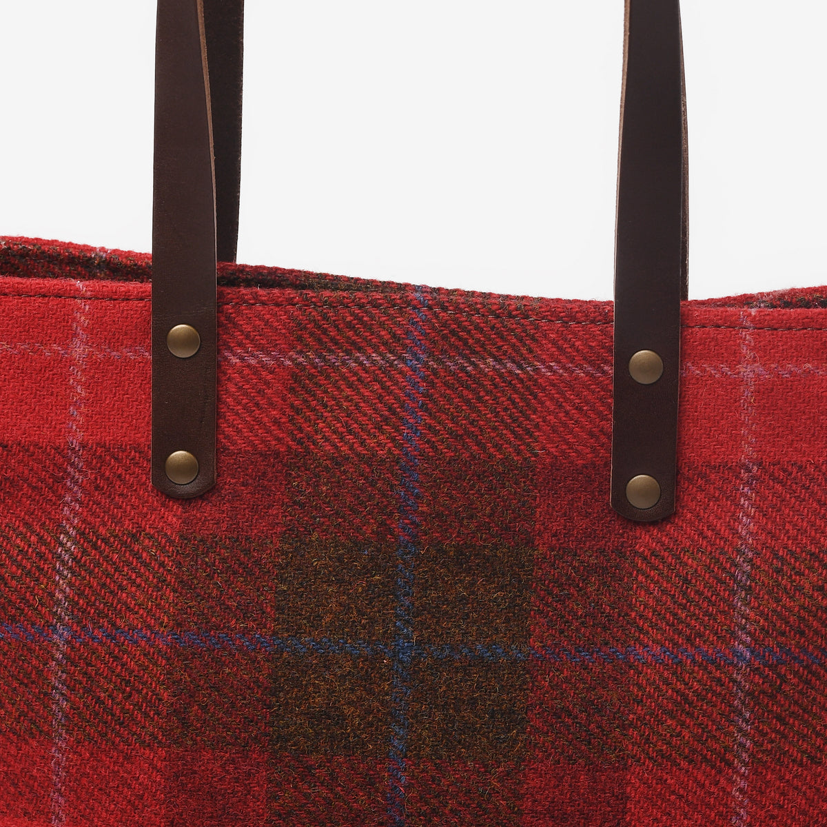 Harris Tweed Handbag – Red | My Style Bags