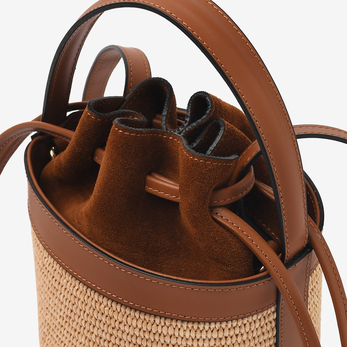 Small Bucket Bag in Straw | My Style Bags