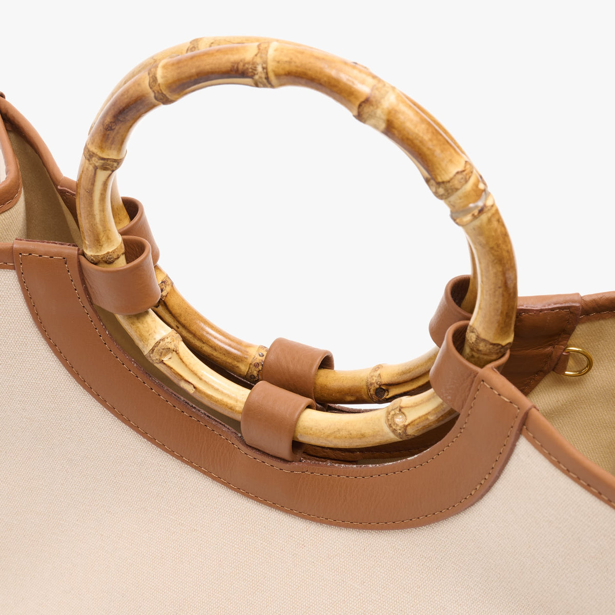 Bamboo Handbag Canvas - Medium | My Style Bags